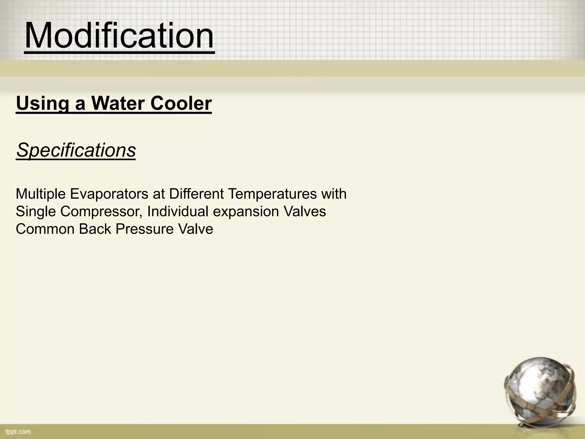 performance analysis and modification of an air conditioner | PPT