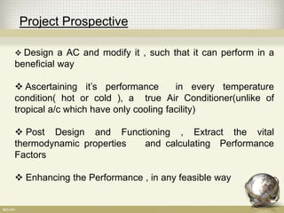 performance analysis and modification of an air conditioner | PPT