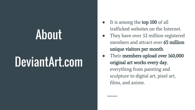 Performance Audit of Deviantart.com by PerfAudit | PPT