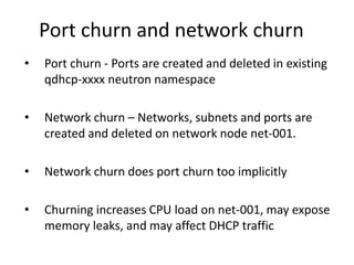 Using PerfDHCP tool to scale DHCP in OpenStack Neutron | PPT