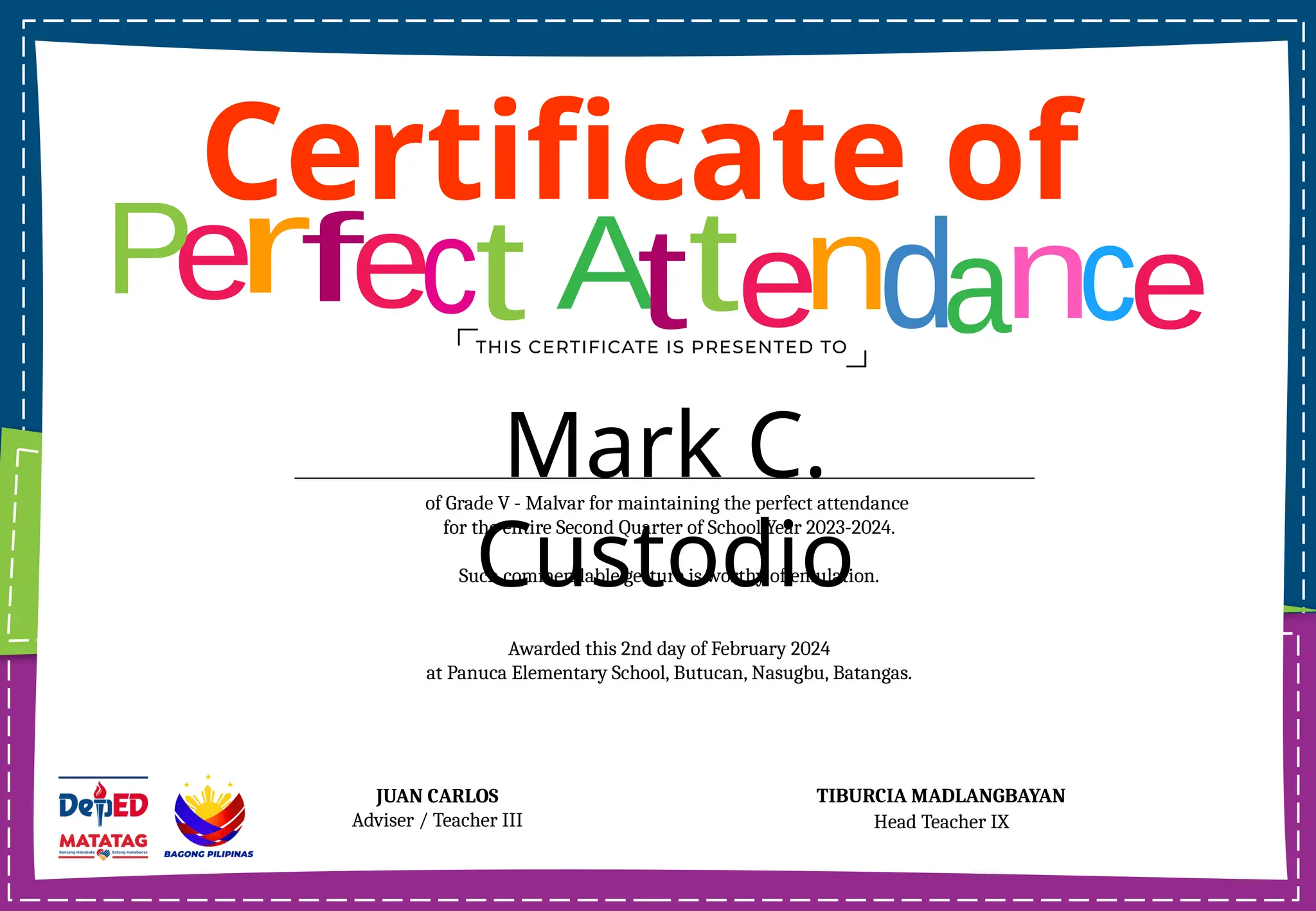 Perfect-Attendance-Certificate- 23 1.pptx