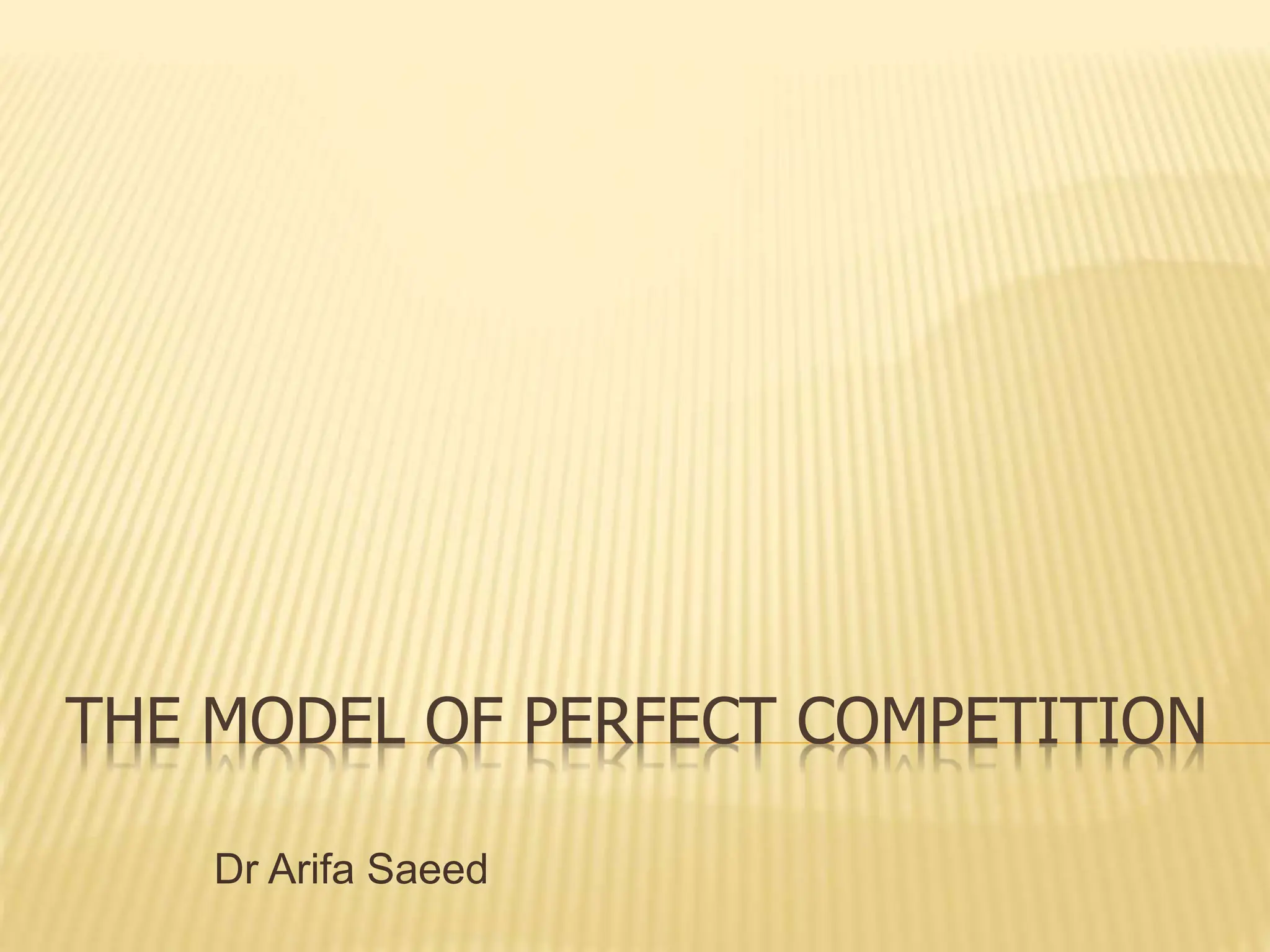 the model of the perfect competition.ppt