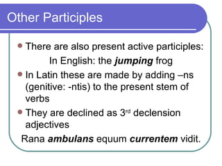 Perfect Passive Participles | PPT