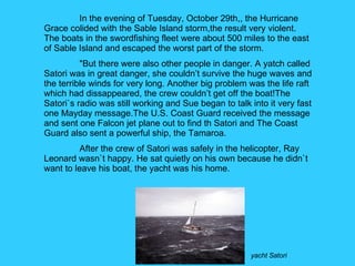 The Perfect Storm | PPT | Sailing | Sports