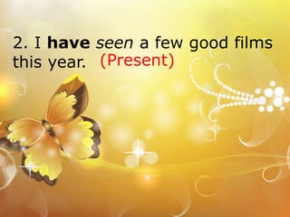 Perfect tenses | PPTX