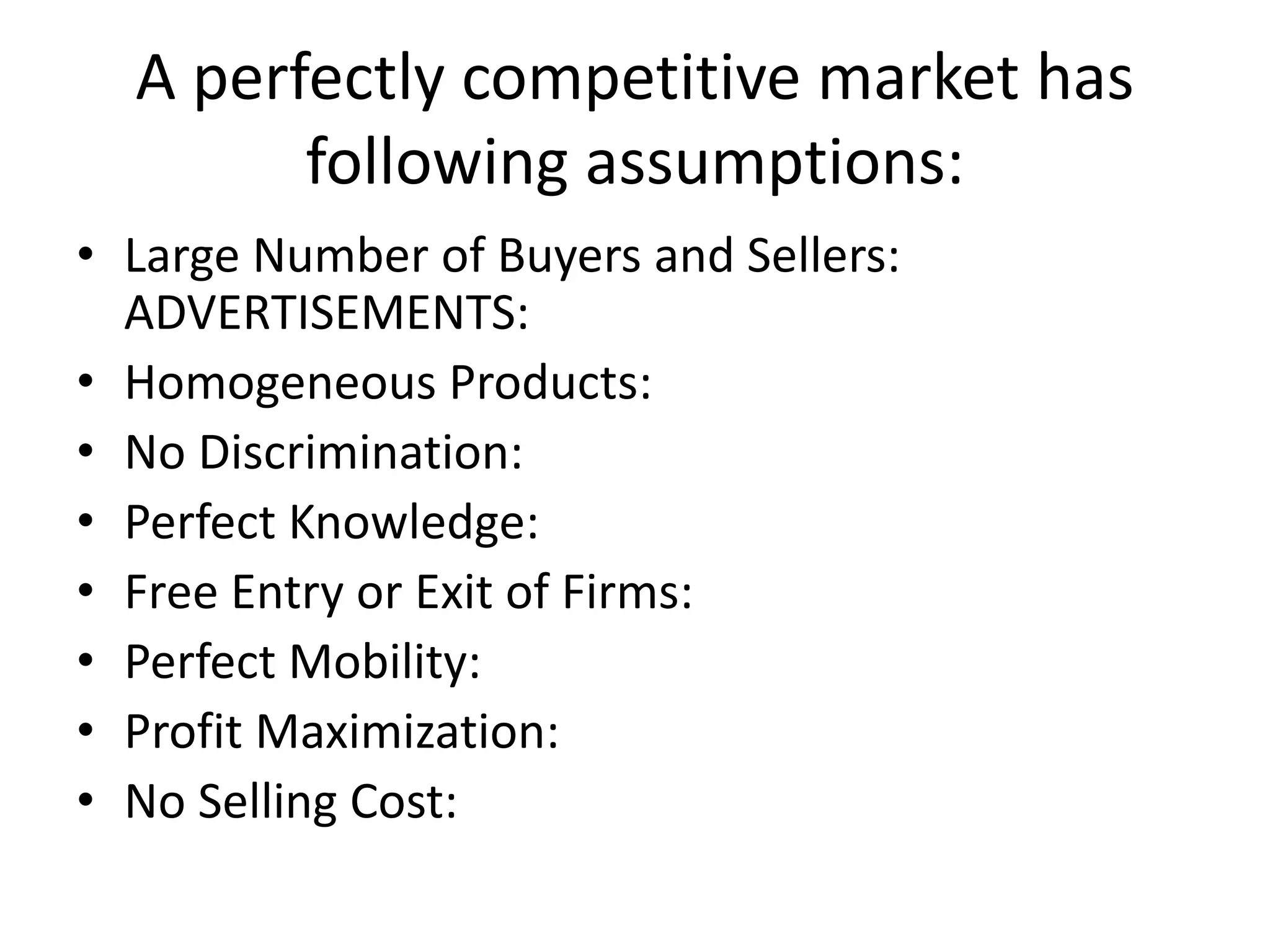 Perfect capital market.pptx