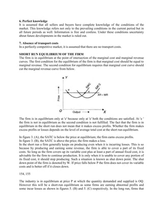 Perfect competition | PDF