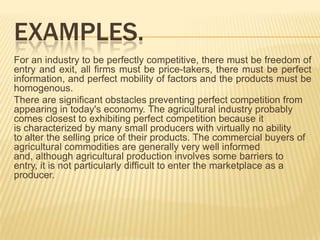 Perfect competition | PPTX | Business | Business and Finance