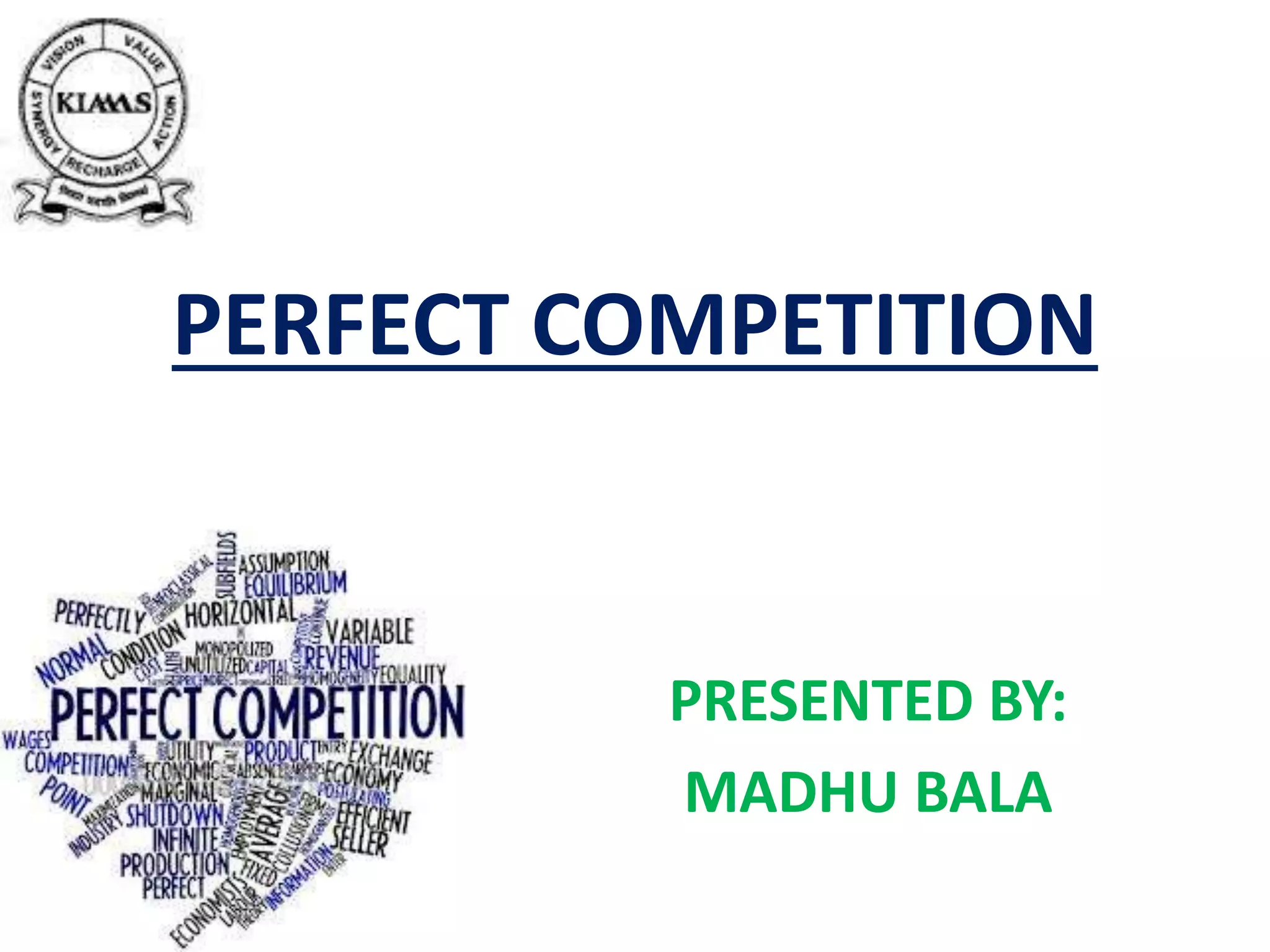 Perfect competition | PPTX