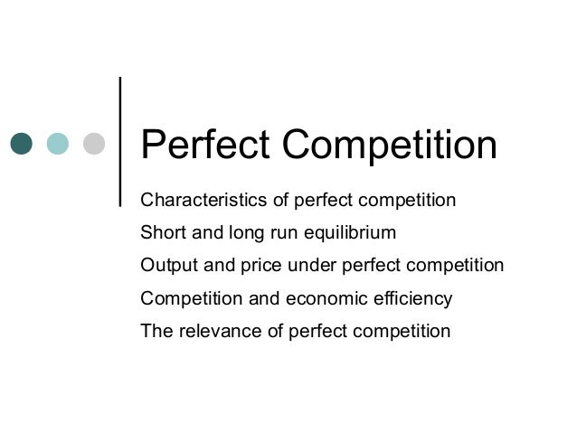 Perfect competition