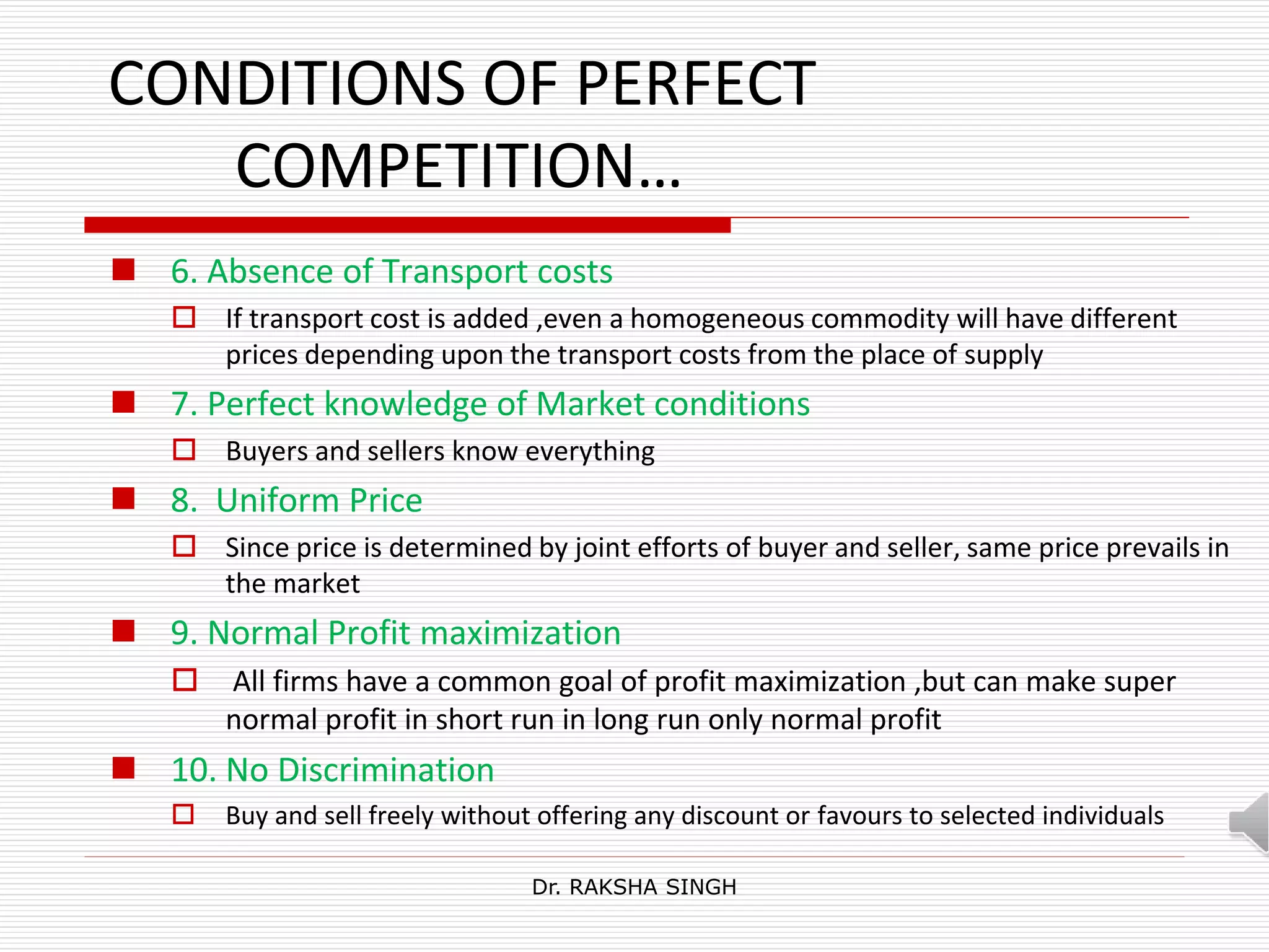 Equlibrium Under Perfect Competition | PPT