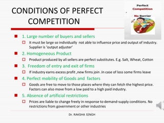 Equlibrium Under Perfect Competition | PPT