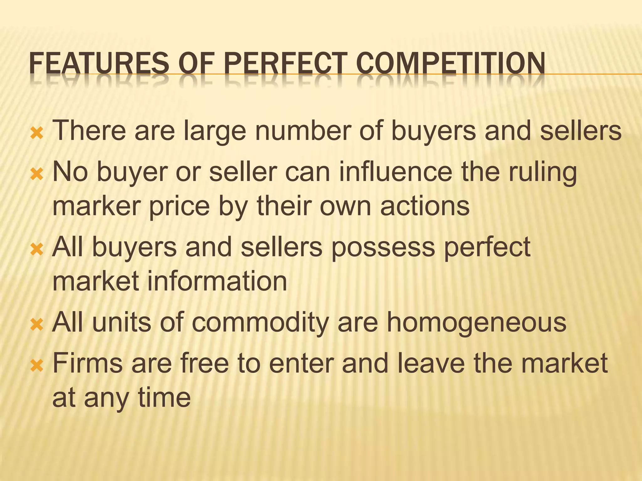 Perfect competition presentation | PPTX