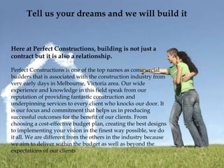 Perfect constructions | PPSX