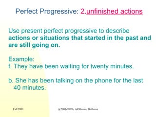 Present Perfect Progressive | PPT