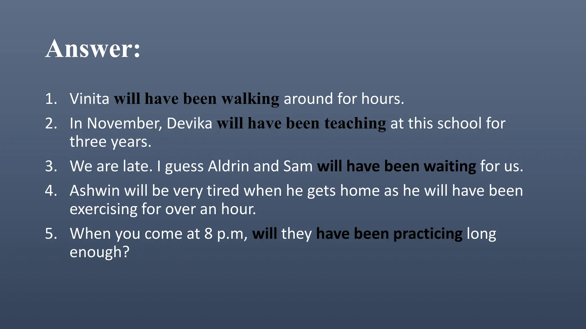 Perfect Continuous Tense Sutherland example | PDF