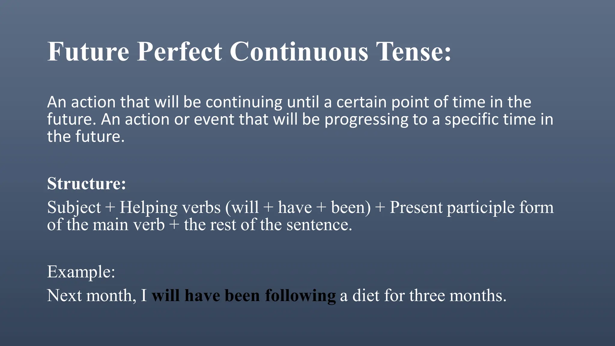 Perfect Continuous Tense Sutherland example | PDF
