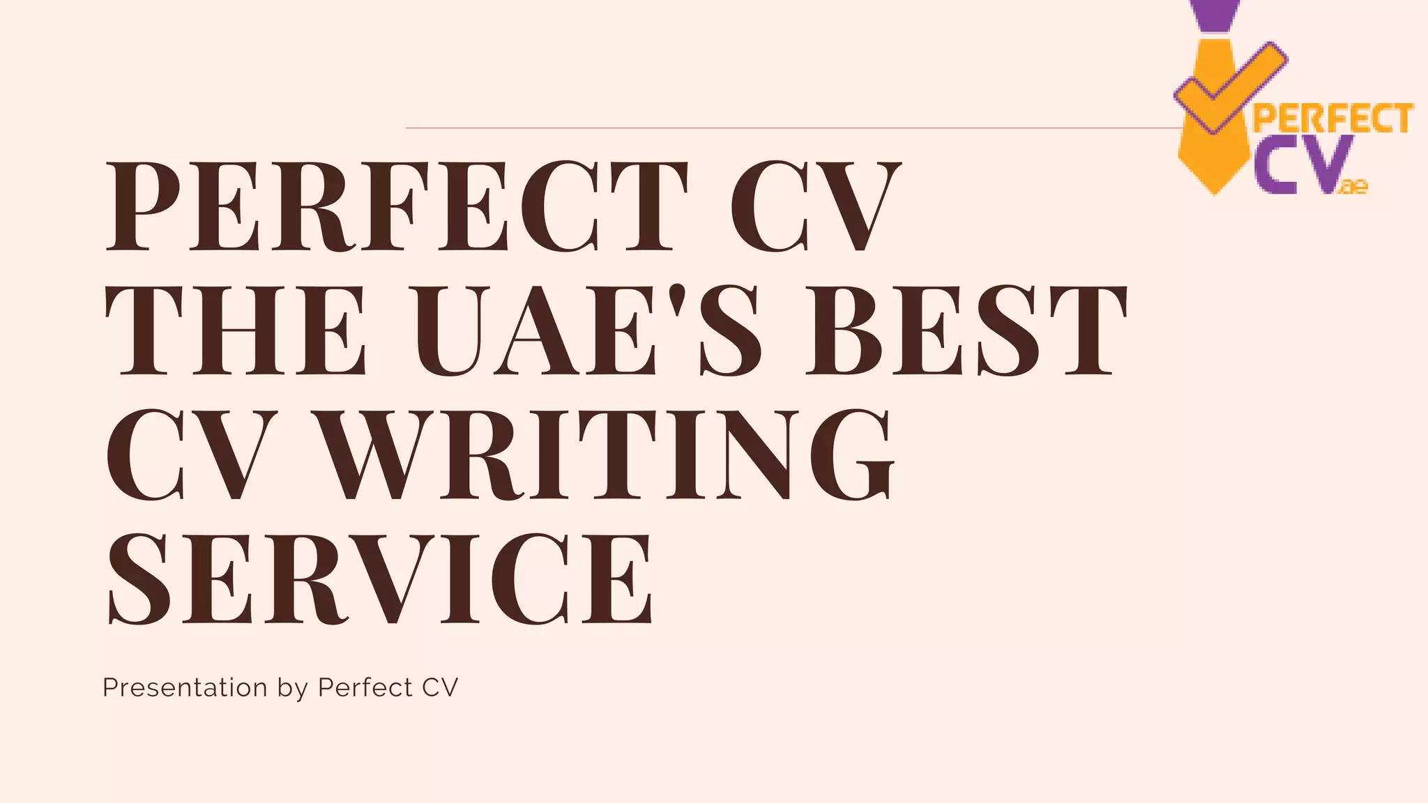 Perfect cv presentation | PDF
