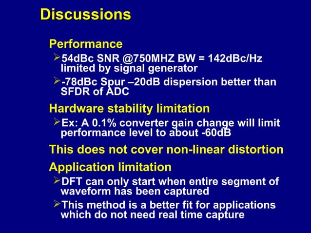 Perfect Data Reconstruction Algorithm Of Interleaved Adc Ppt