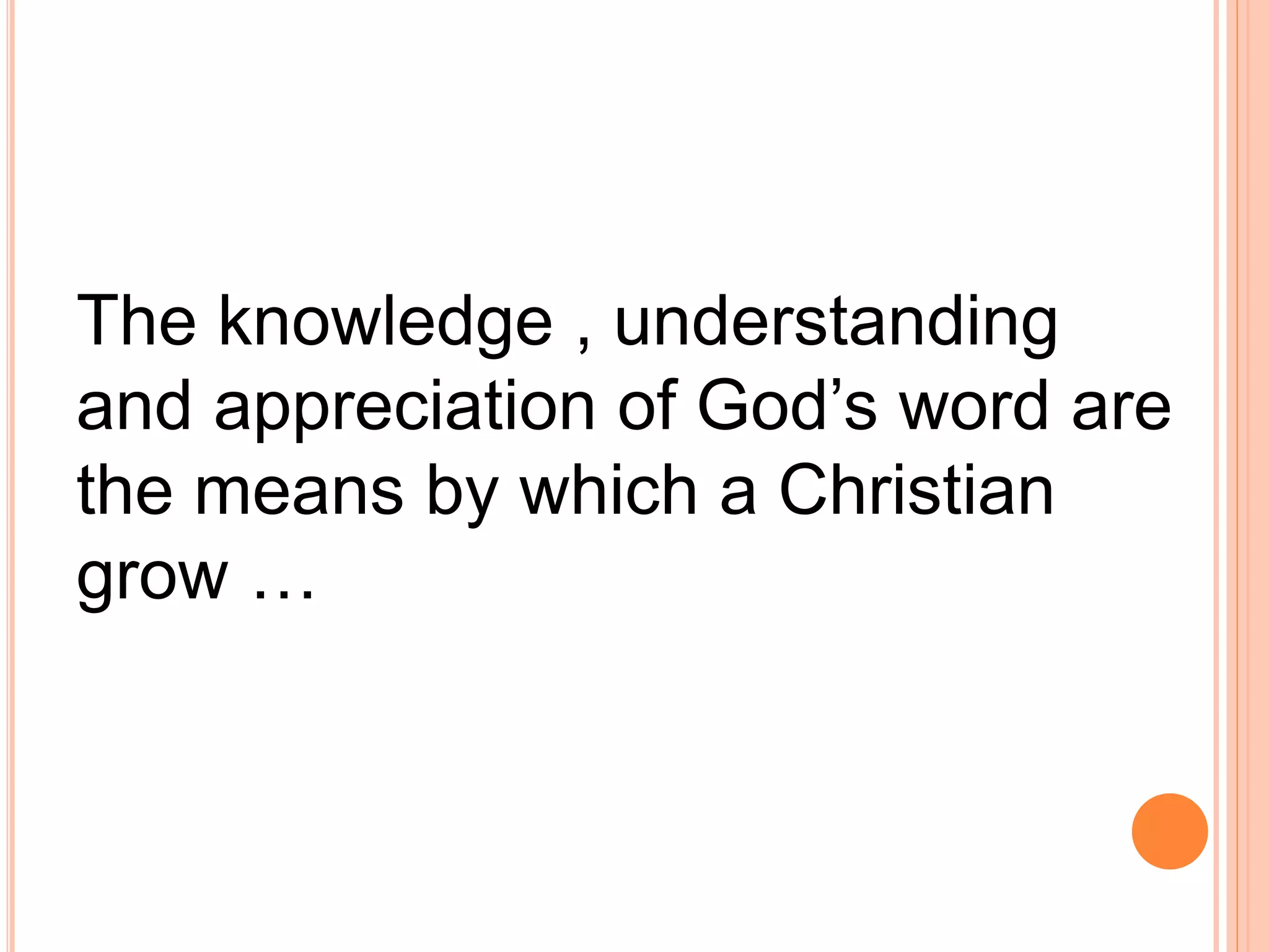 Perfect dedication to god | PPTX