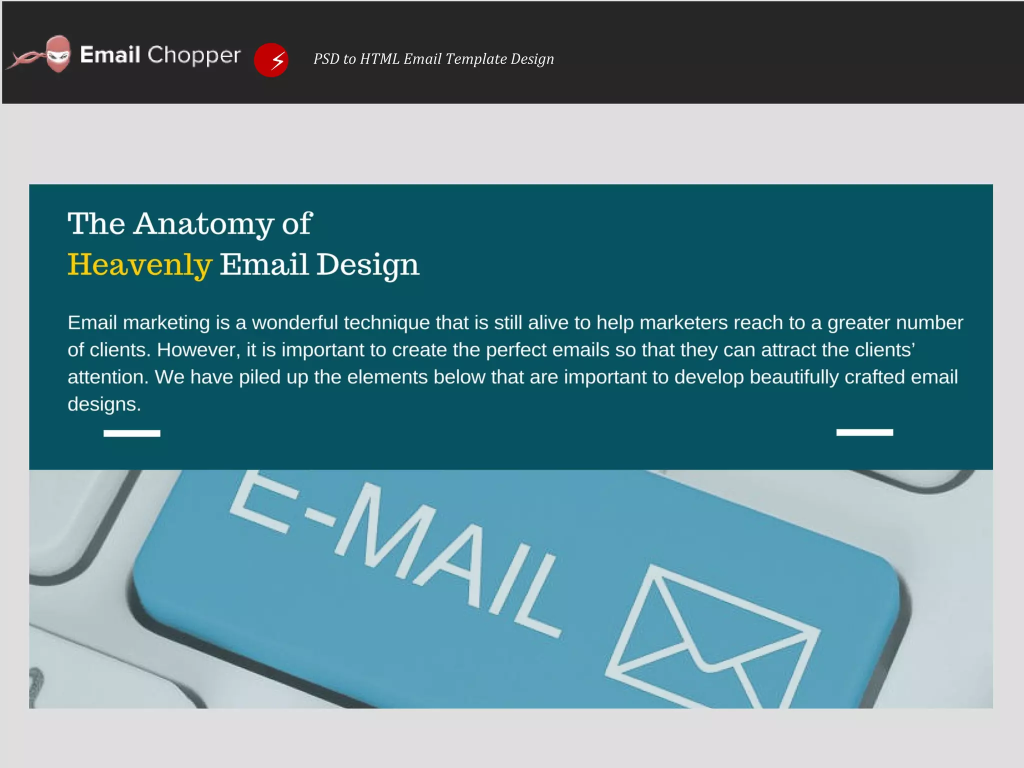 How to Design Perfect Email Temnplate Practice | PPT