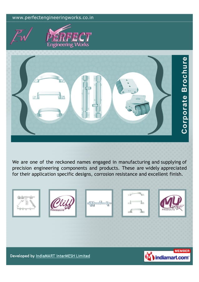 Perfect Engineering Works, Delhi, Castor Fittings | PDF