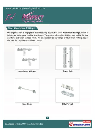 Perfect Engineering Works, Delhi, Castor Fittings | PDF