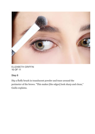 Perfect eyebrows tutorial | PDF | Makeup and Accessories | Beauty