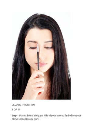 Perfect Eyebrows Tutorial Pdf