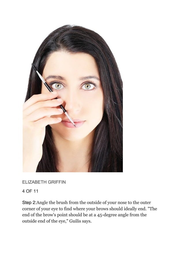 Perfect Eyebrows Tutorial Pdf