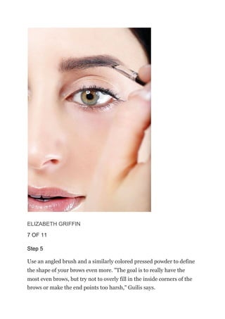 Perfect Eyebrows Tutorial Pdf
