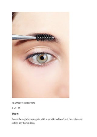 Perfect Eyebrows Tutorial Pdf