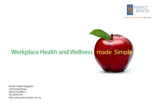 Perfect Health SG Introduction brochure | PDF