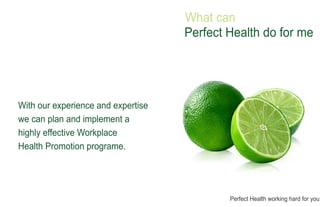 Perfect Health SG Introduction brochure | PDF