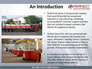 Generator & Water Pumps By Perfect House Private Limited, Maharashtra ...
