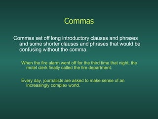 Perfecting Your Punctuation | PPT