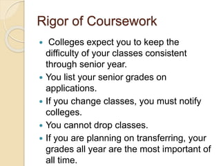 Perfecting Your College Applications | PPTX