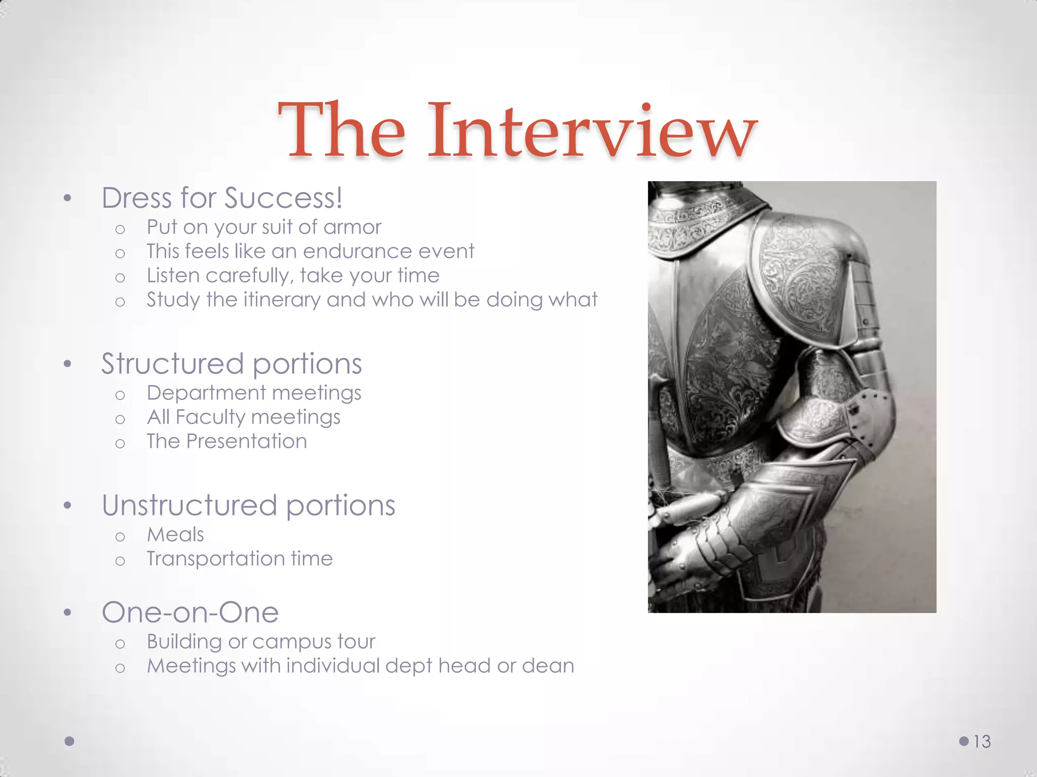 Perfecting your interview dance steps | PPT