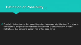 Perfection based on possibilities μίλτος | PPTX