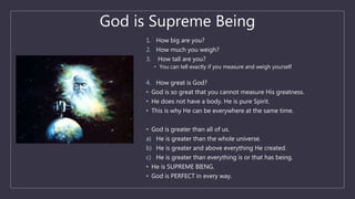 Perfections of god for kids | PPTX