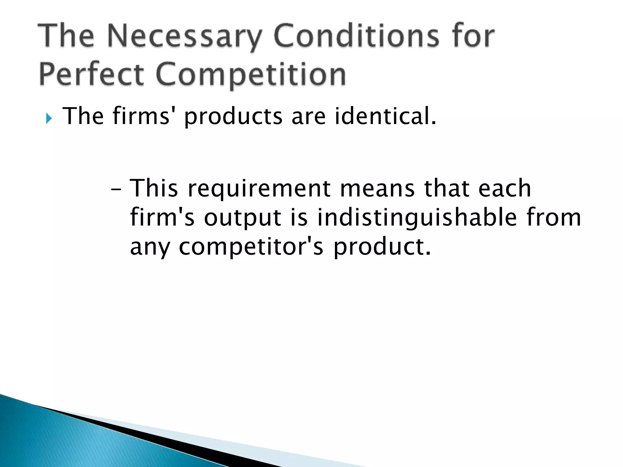 Perfectly competitive market | PPTX