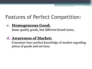 presentation on Perfect market | PPTX