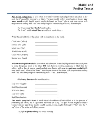 Perfect modals 3-modi | PDF