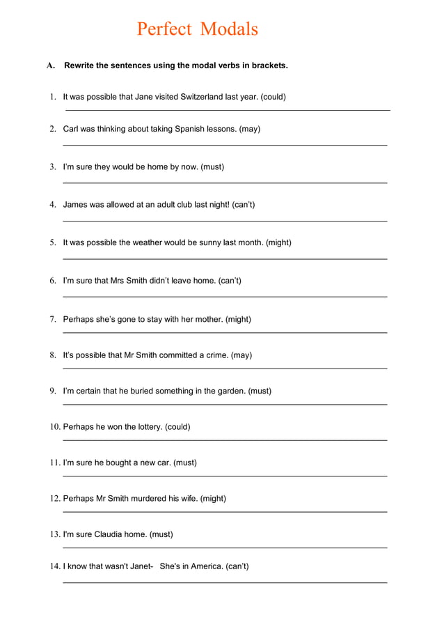 Perfect modals 7-modi | PDF