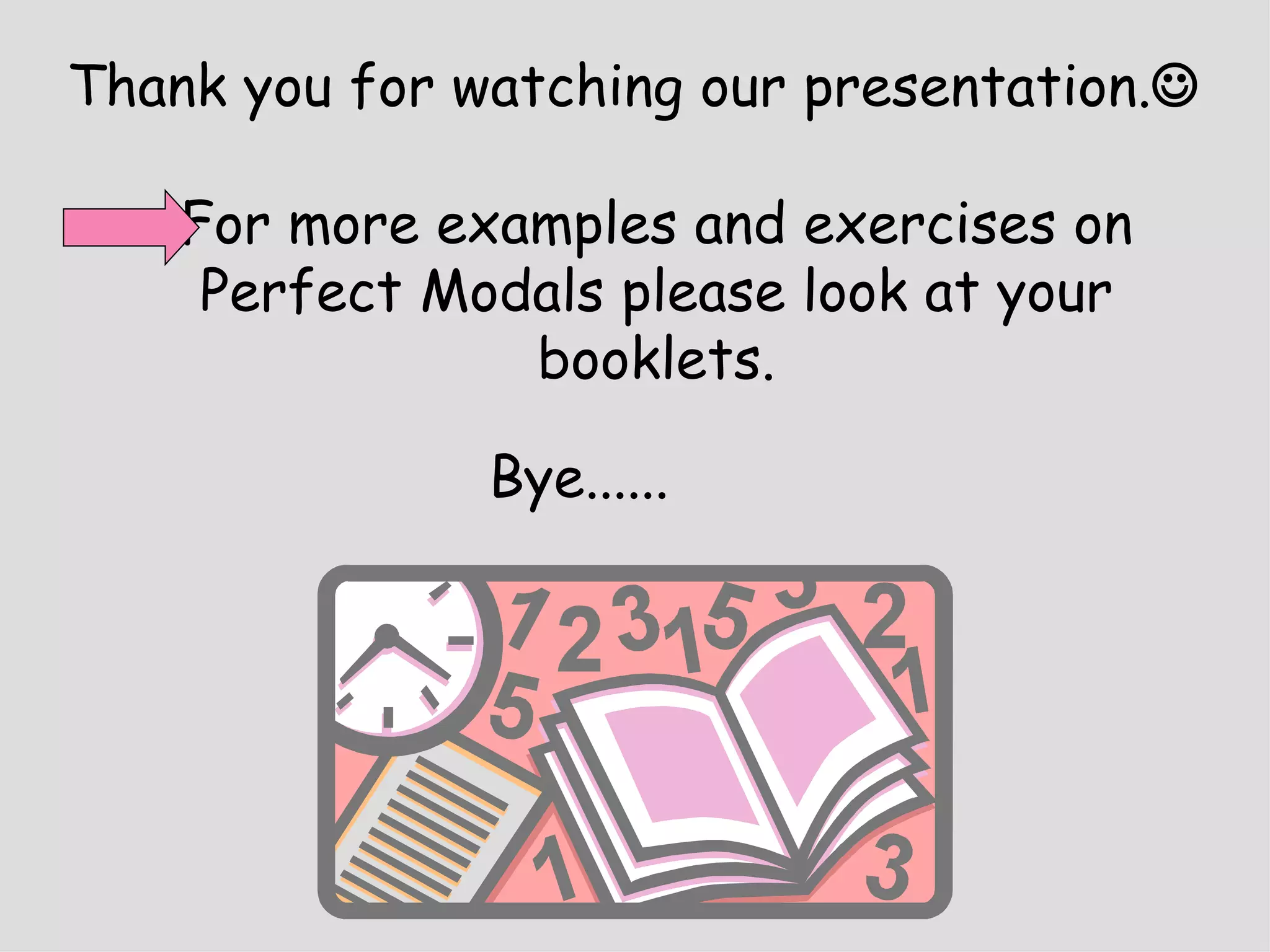 Perfect modals presentation | PPS