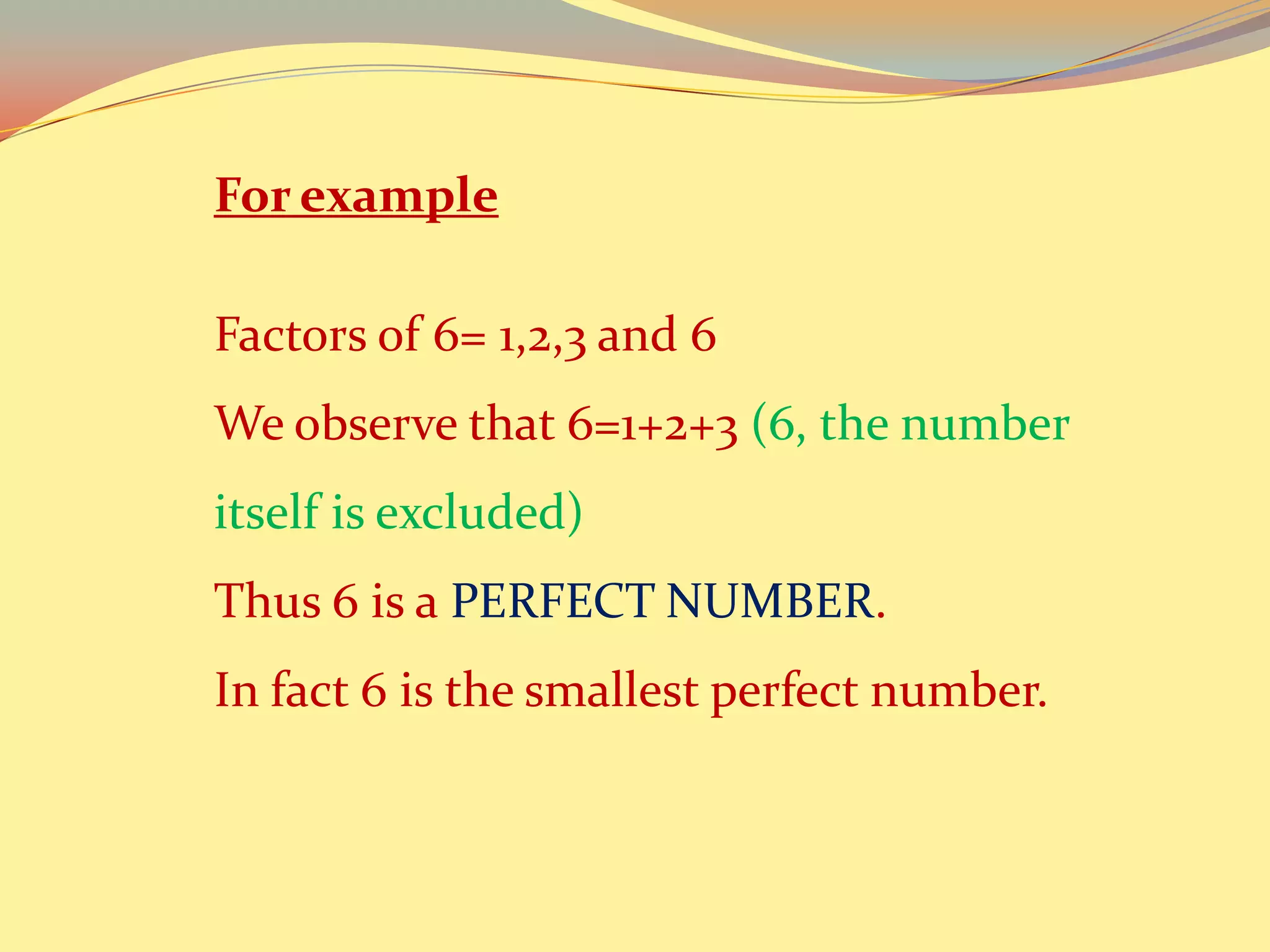 Perfect numbers | PDF