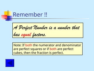 Perfect numbers in mathematics in your daily life.ppt