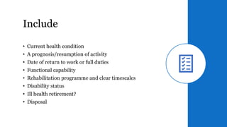 Perfect Management Report in Occupational Health | PPTX | Law