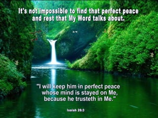 Perfect peace | PPT