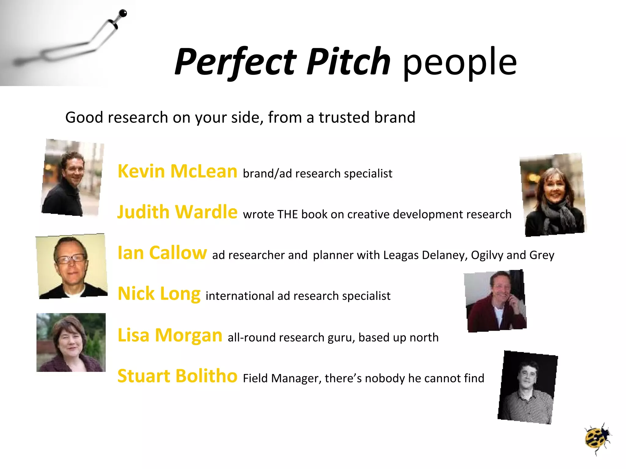 Perfect pitch: using research to help win creative pitches | PPT